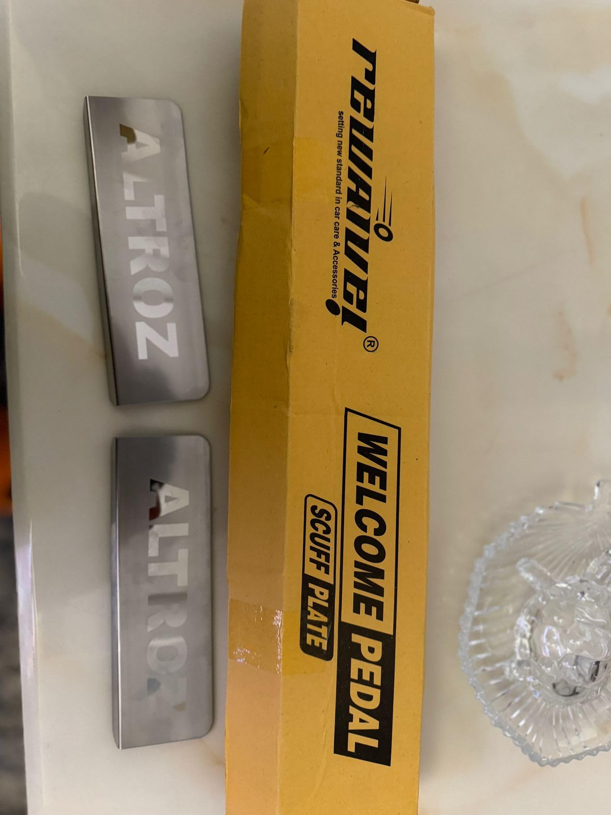 Rewaive Stainless Steel Door Foot Step Scuff Plate |Car Door Foot Step ...