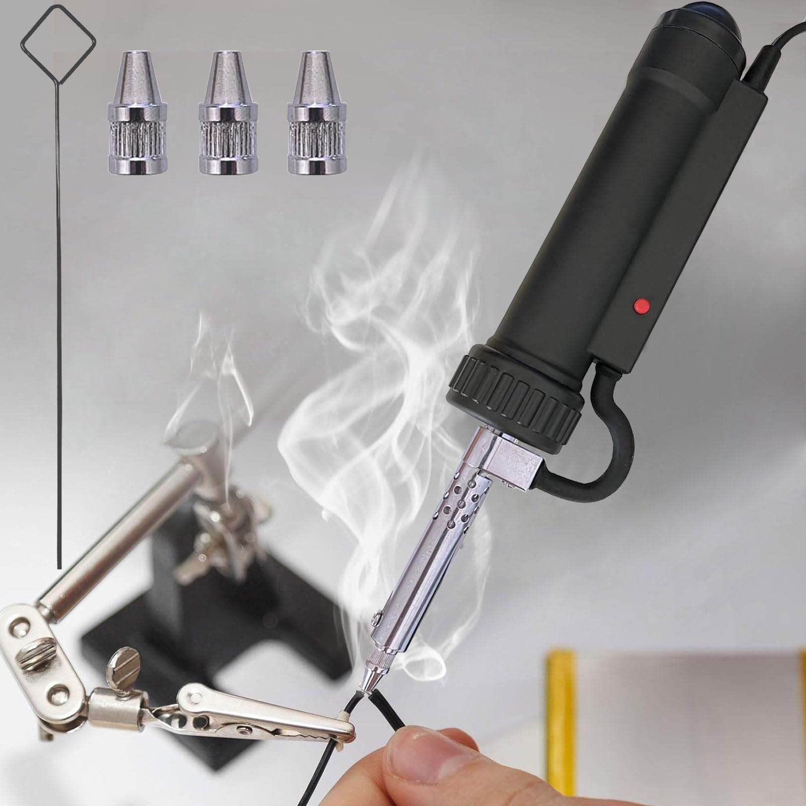 Amazon.com: Desoldering-Pumps Electric-Vacuum Solder-Sucker Gun-Tool ...