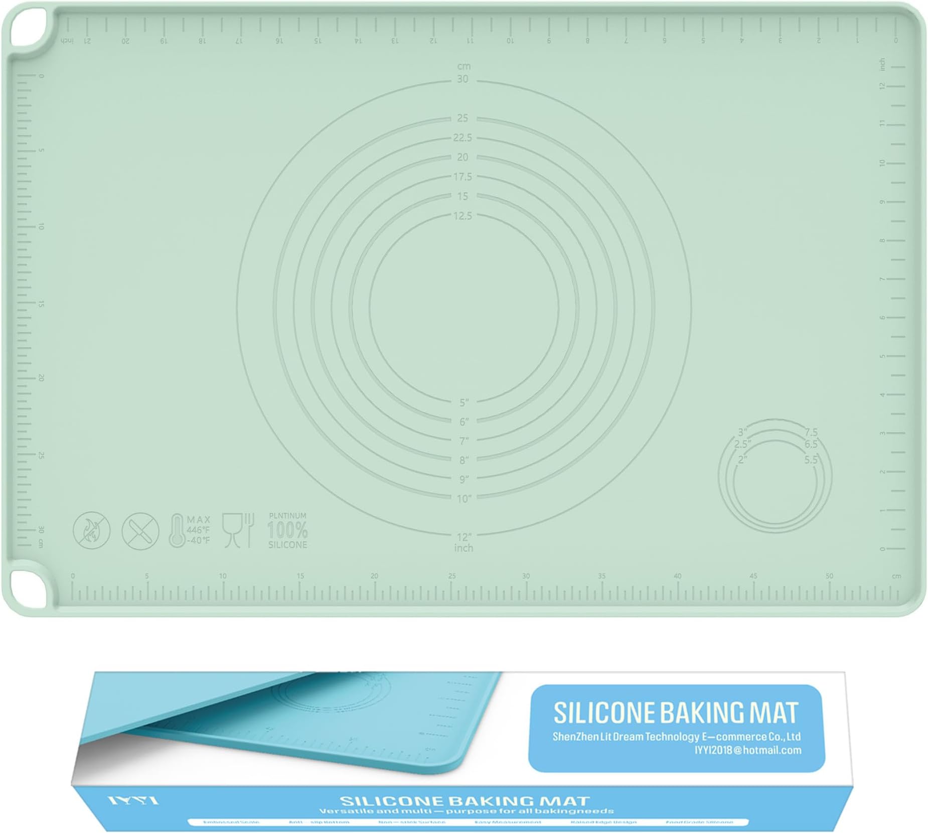 Amazon.com: Luck Love 2 Pcs Swiss Roll Cake Mat Flexible Baking Tray ...