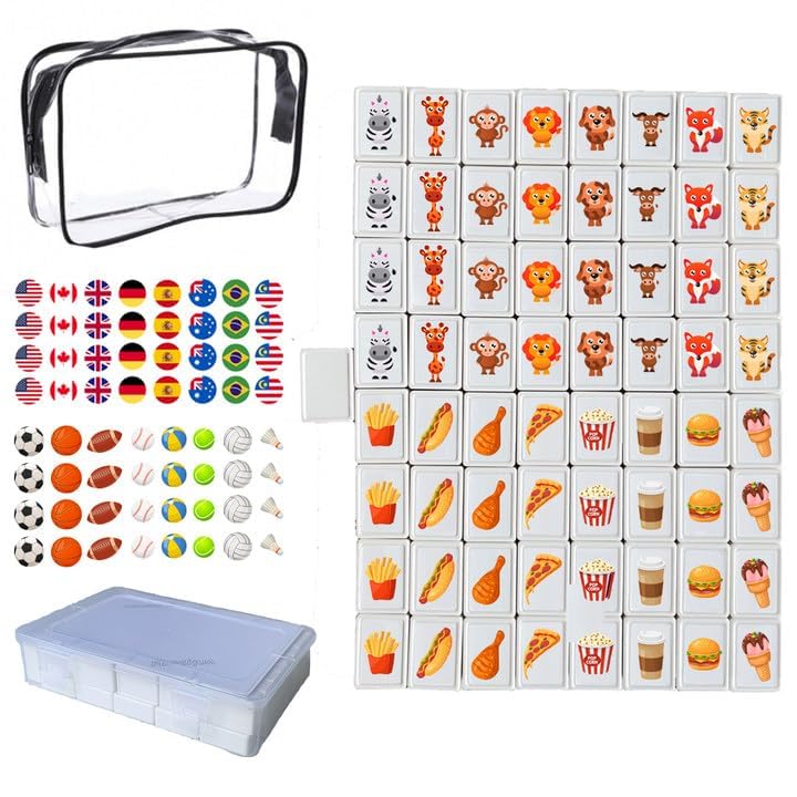 Christmas Halloween Socks 65 Tiles - 30mm ABS Mahjong Style Game With ...