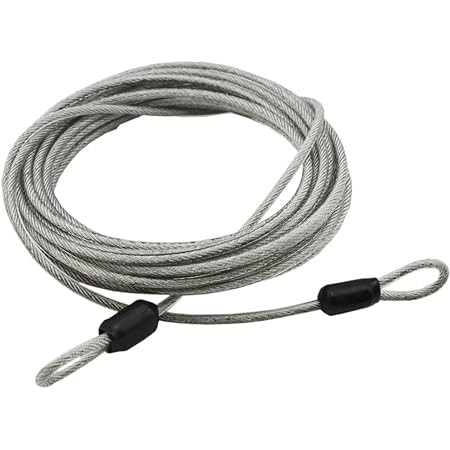 16.5Ft Security Safety Cable Luggage Lock Safety Cable Wire with ...