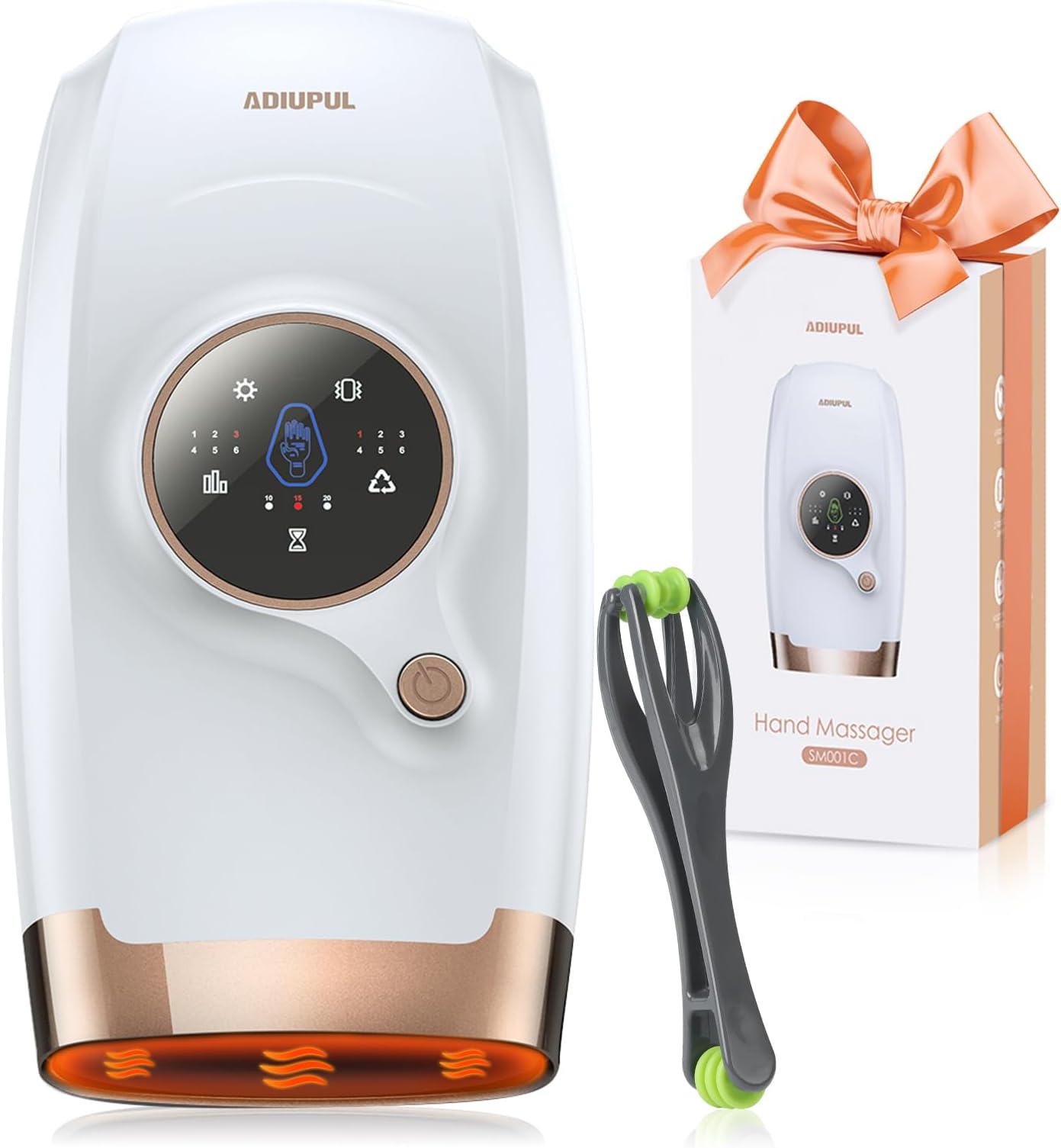 Amazon.com: Nuubliss Compression Heat Massager, 2023 New Hand Massager ...