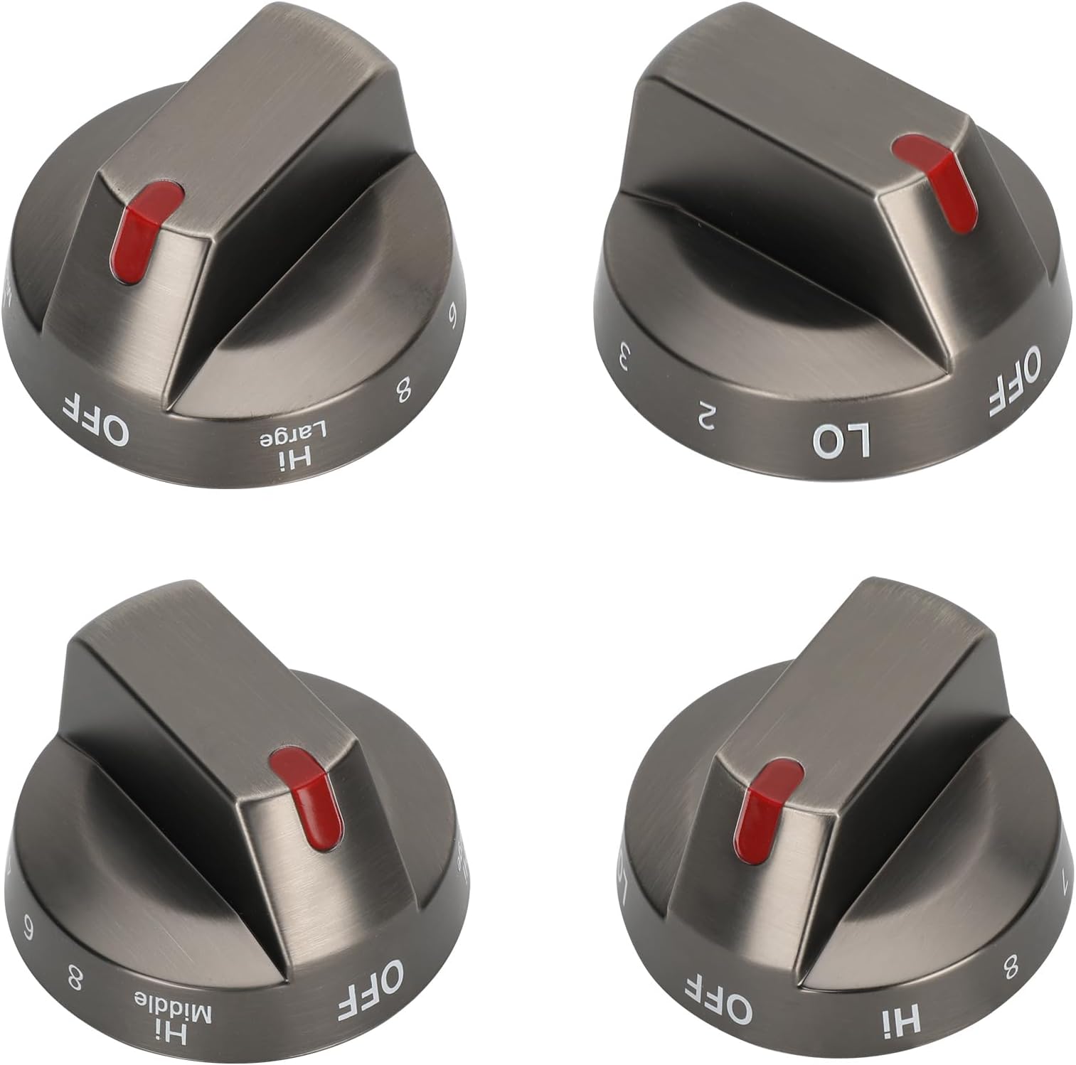 Amazon.com: NE63B8211SS Electric Range Knobs (4pcs), DG64-00981A Range ...