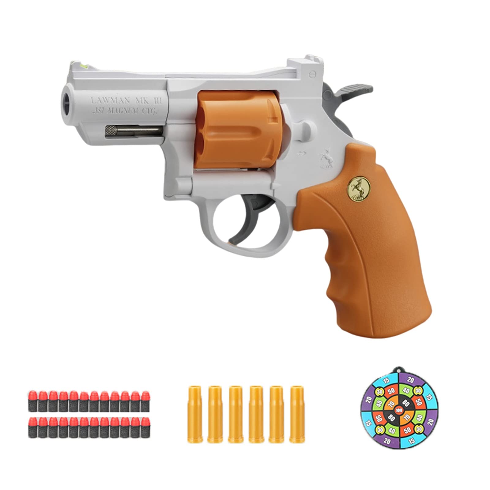 Nauxiu Classic Revolver Soft Bullet Toy Gun Zp 5 357 | Desertcart KUWAIT