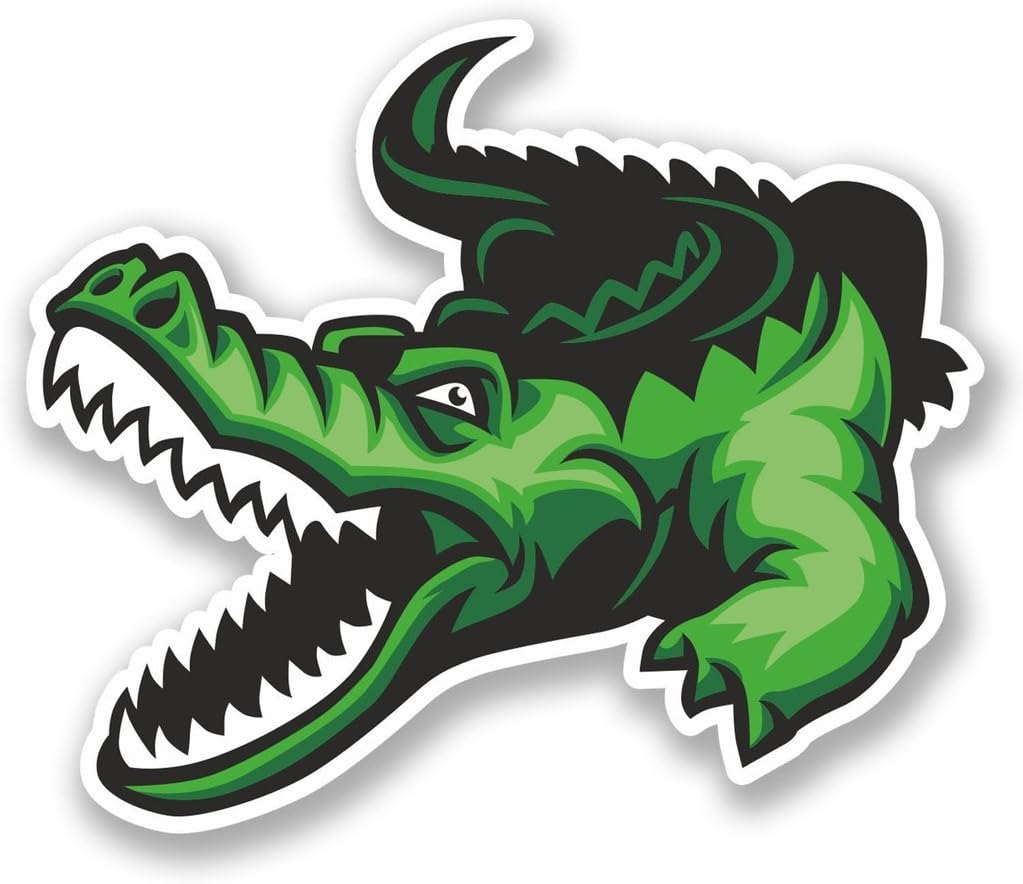 Amazon.com: Crocodile Alligator Vinyl Sticker Decal Laptop Car Bumper ...