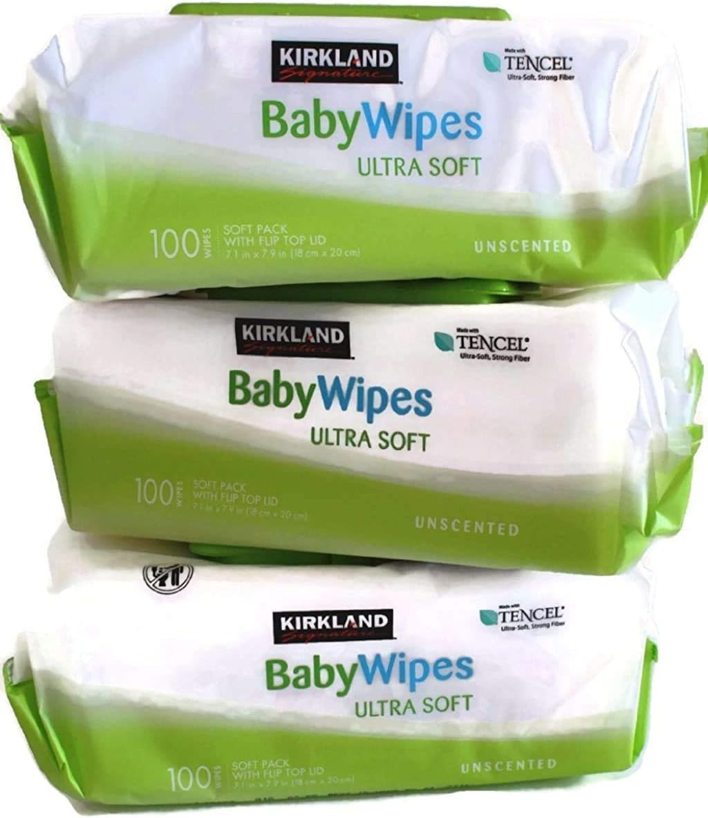 Amazon.com : Kirkland Baby Wipes Unscented, 100 Count (Pack of 9 ...