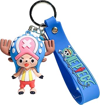 Anime One Piece Tony Tony Chopper Keychain, One Piece Rubber Figure ...