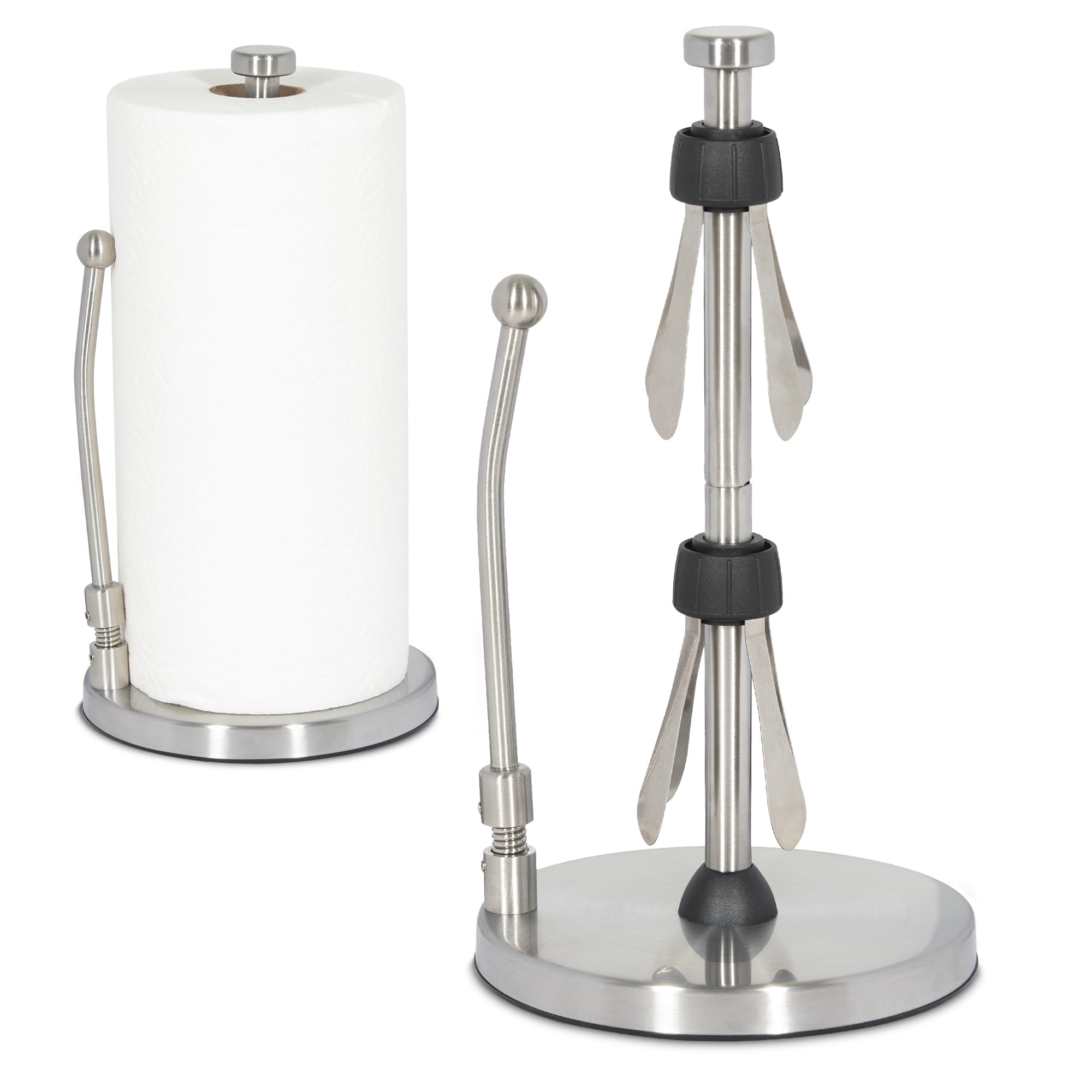 Amazon.com - Stainless Steel Paper Towel Holder, Standing Weighted Base ...