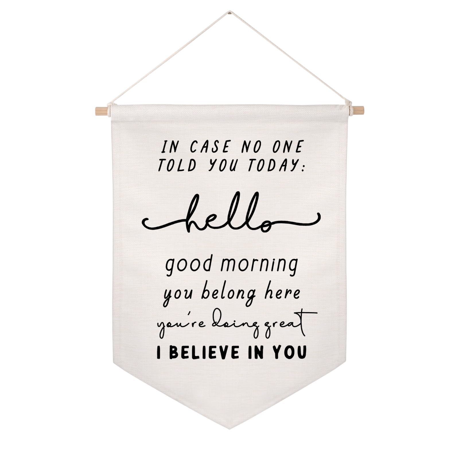 Snapklik.com : In Case No One Told You Today Banner, You Belong Here ...