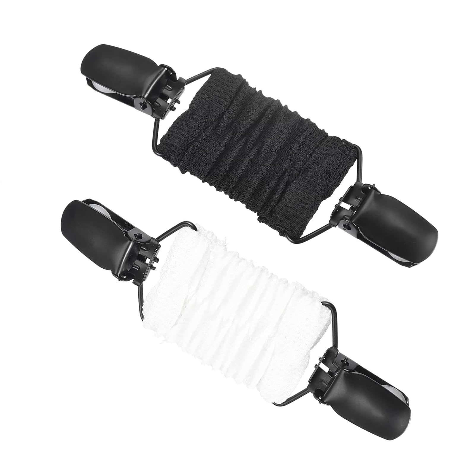 Amazon.com: 2-Pack Dress Cinch Clips, Adjustable Elastic Shawl Clips ...