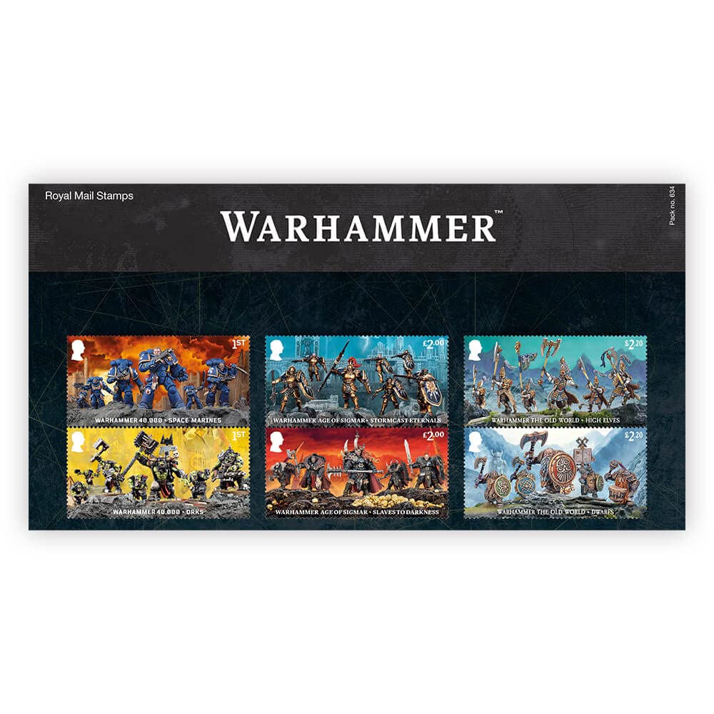 Official Warhammer Stamps Affixed Presentation Pack by Royal Mail ...