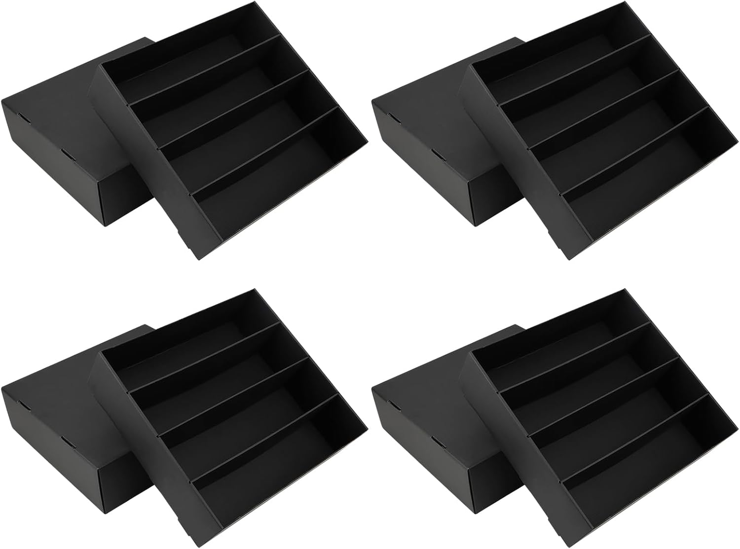 Amazon.com: 4 Pack Trading Card Storage Box, 3120 Count Card Storage ...