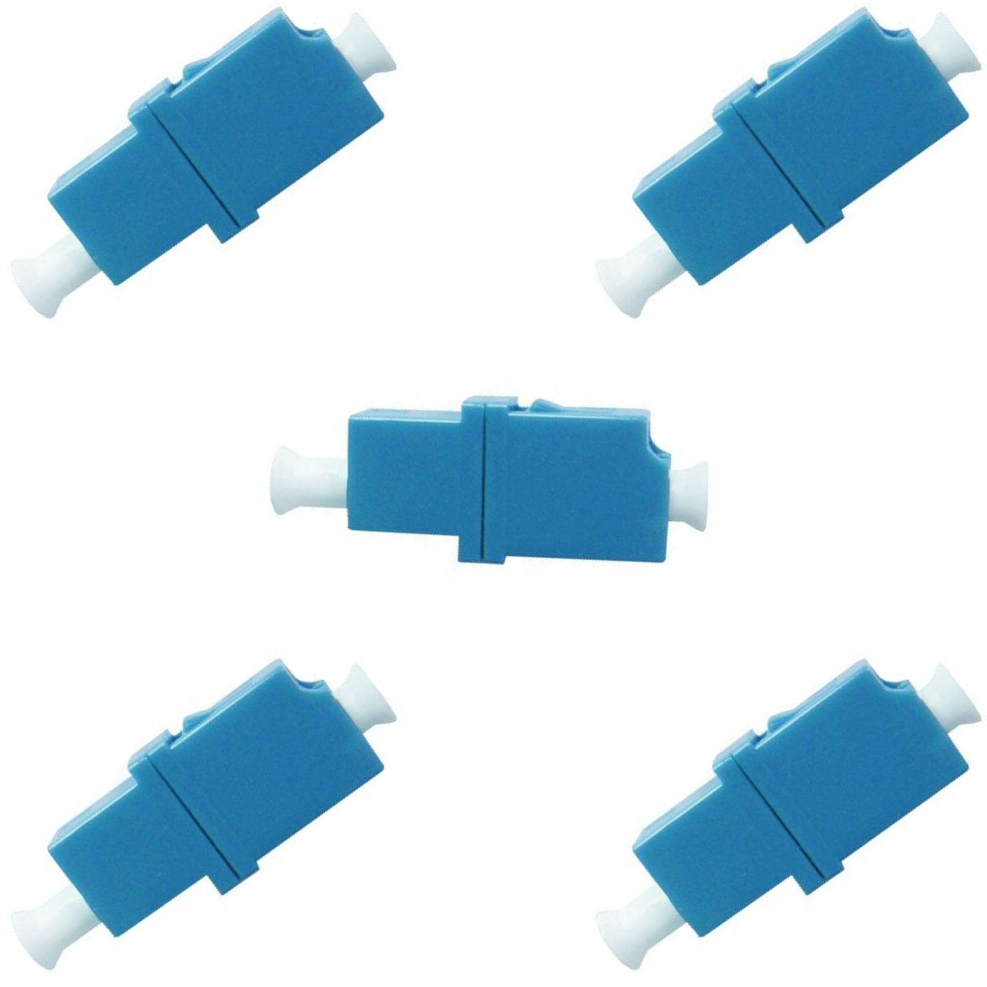 Amazon.com: PacSatSales - LC Fiber Coupler 5 Pack - Single Mode LC to ...