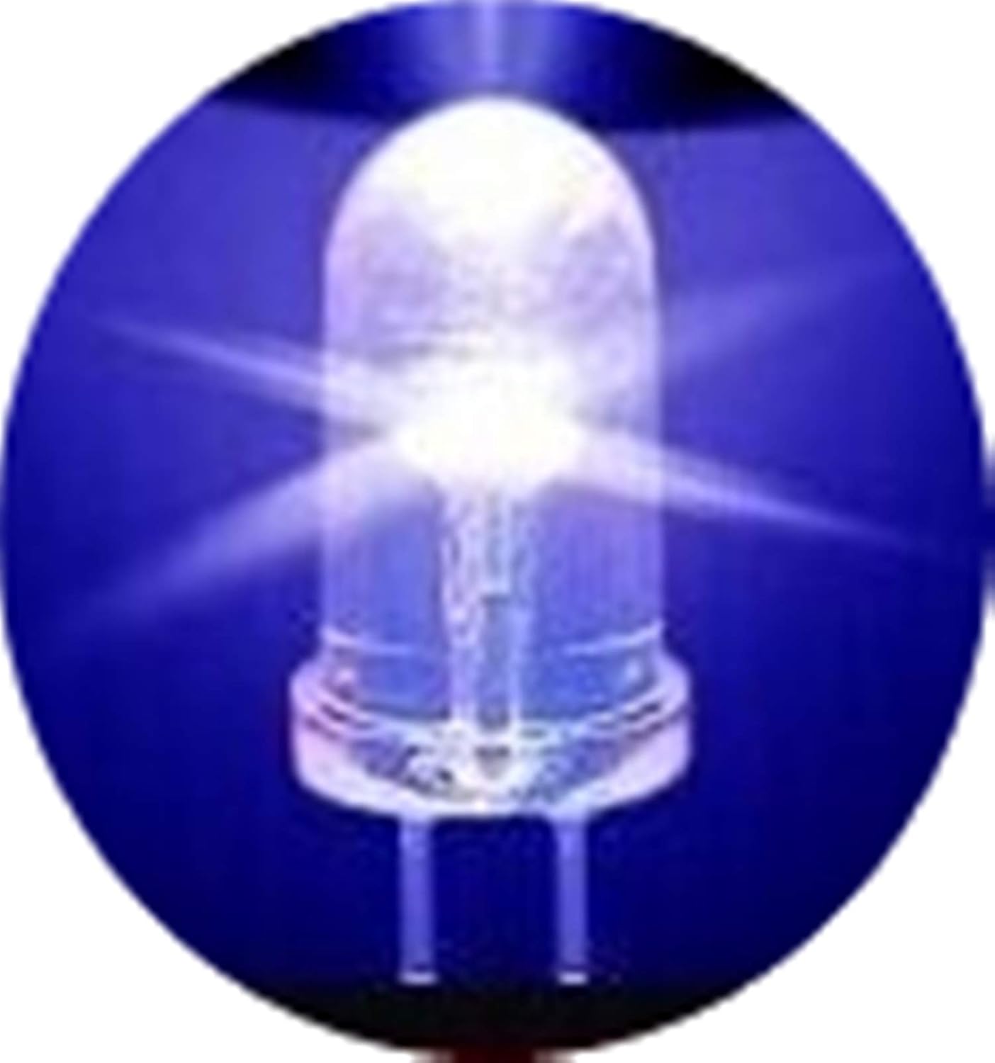 e4u LED 3mm Transparent Blue Color Through Hole - 50 Pieces : Amazon.in ...