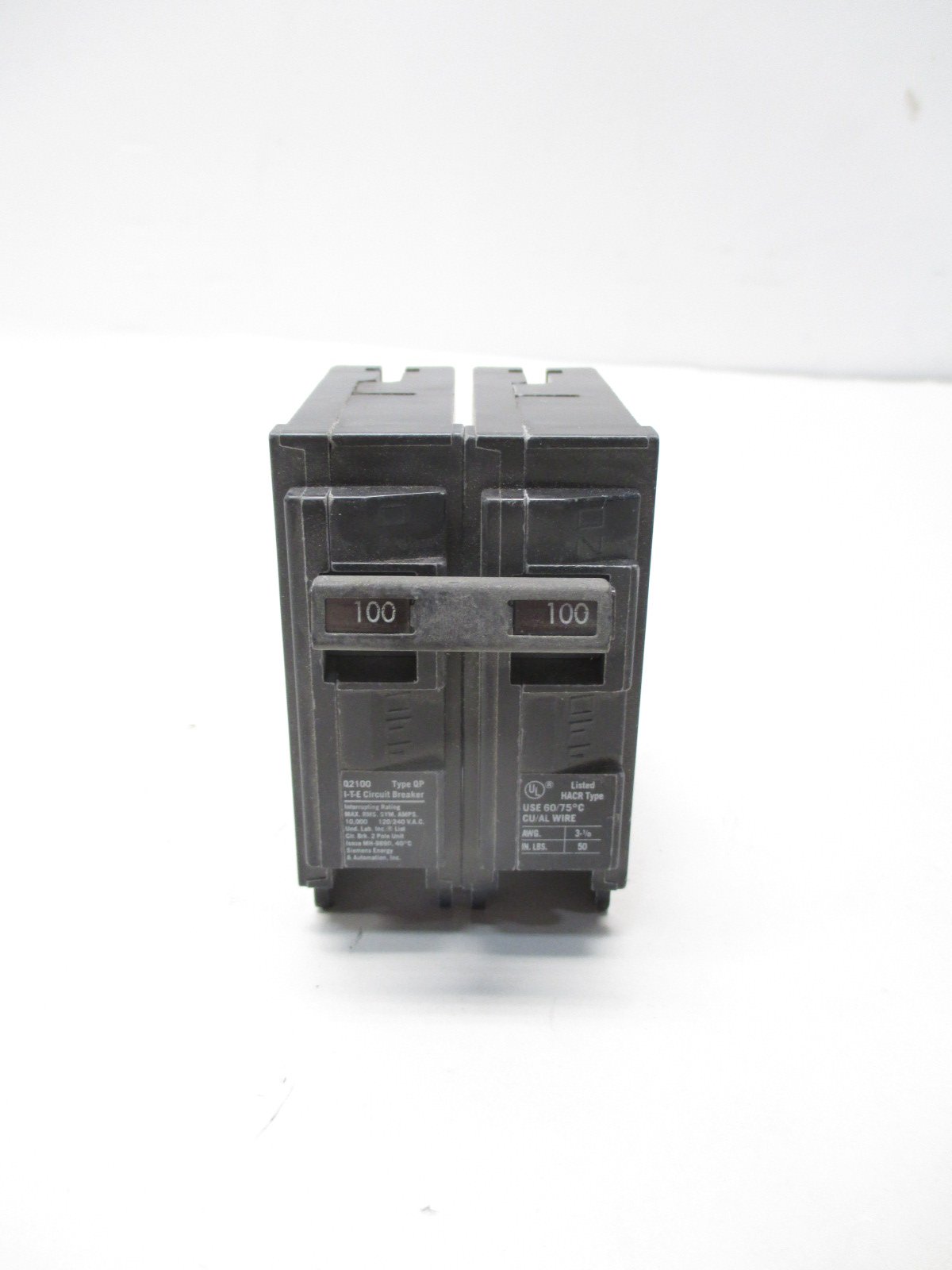 Snapklik.com : New ITE Q2100 Type QP 2P 100A AMP 240V-AC Circuit ...