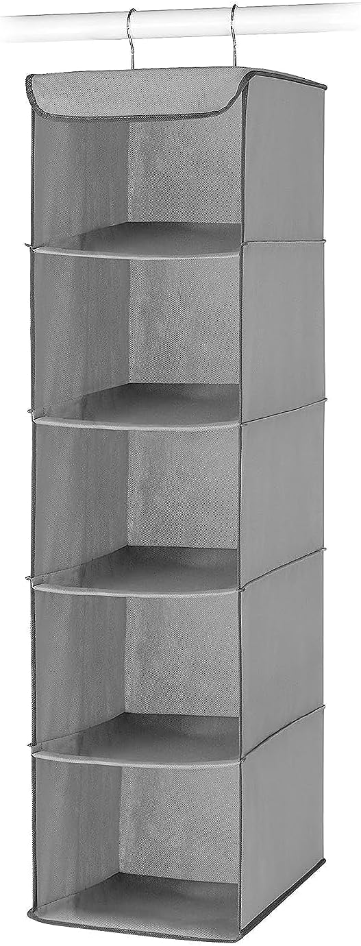 Amazon.com: Magicfly Hanging Closet Organizer, 6-Shelf Hanging Clothes ...