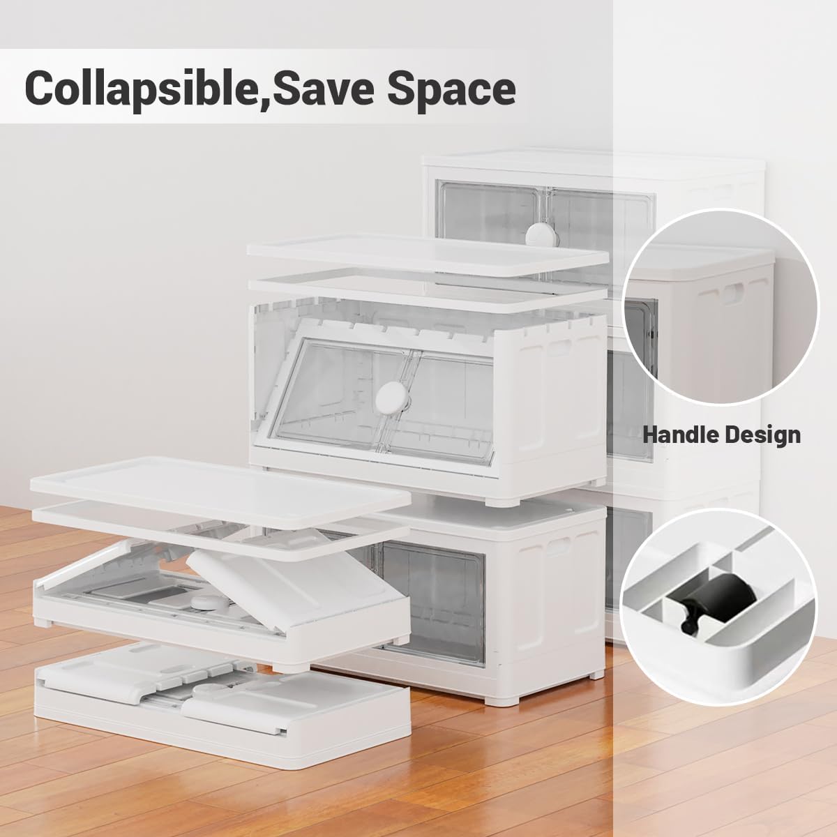 MQmaiqing Contenedores de almacenamiento con tapas, contenedores de ...