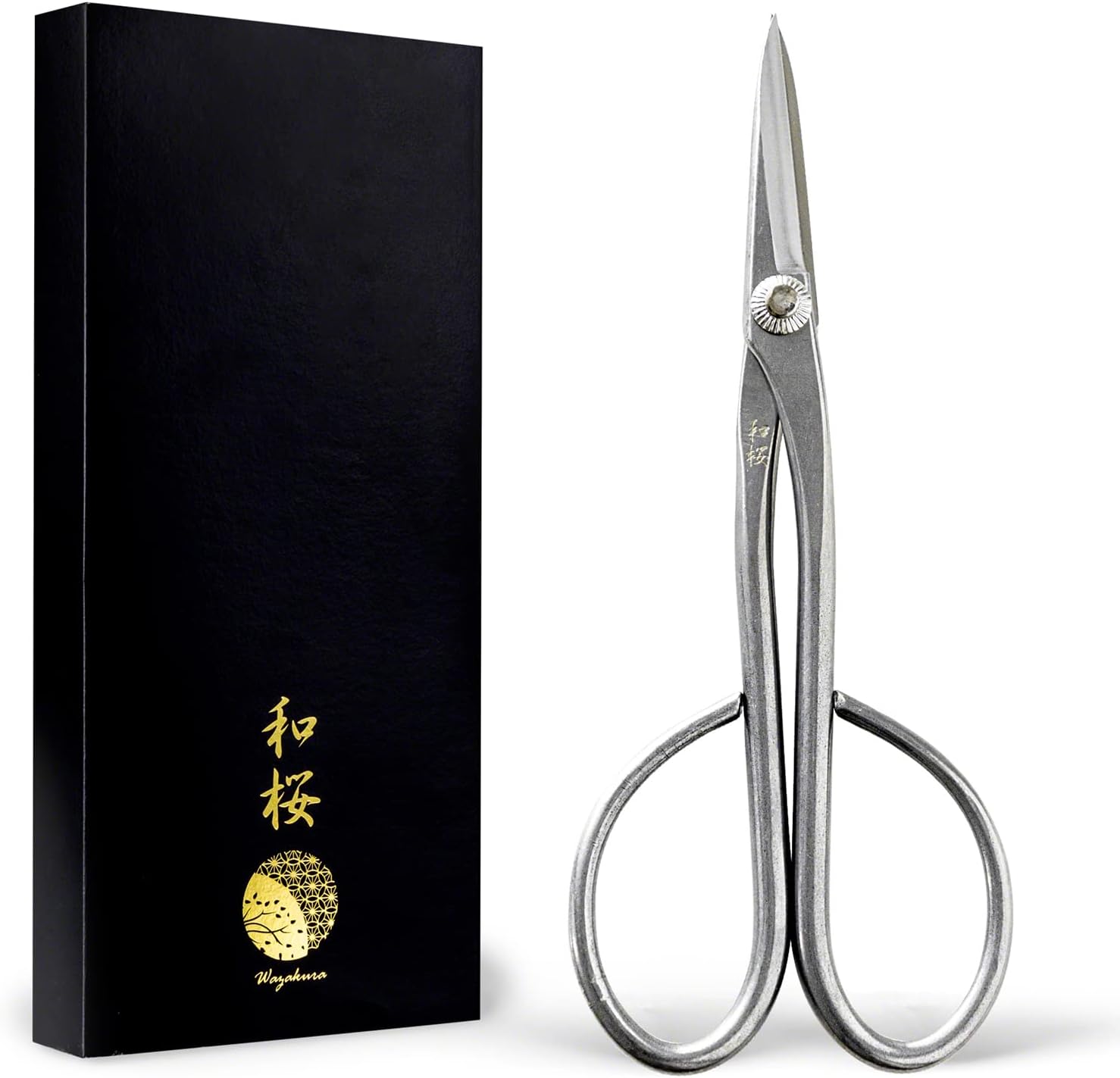 Amazon.com: Wazakura Yasugi Stainless Steel Made in Japan Satsuki Bonsai Scissors 7.09" (180 mm ...