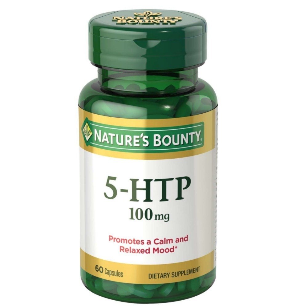 Buy Nature's Bounty 5-HTP 100 mg Capsules Double Strength 60 ea Online at Low Prices in India ...