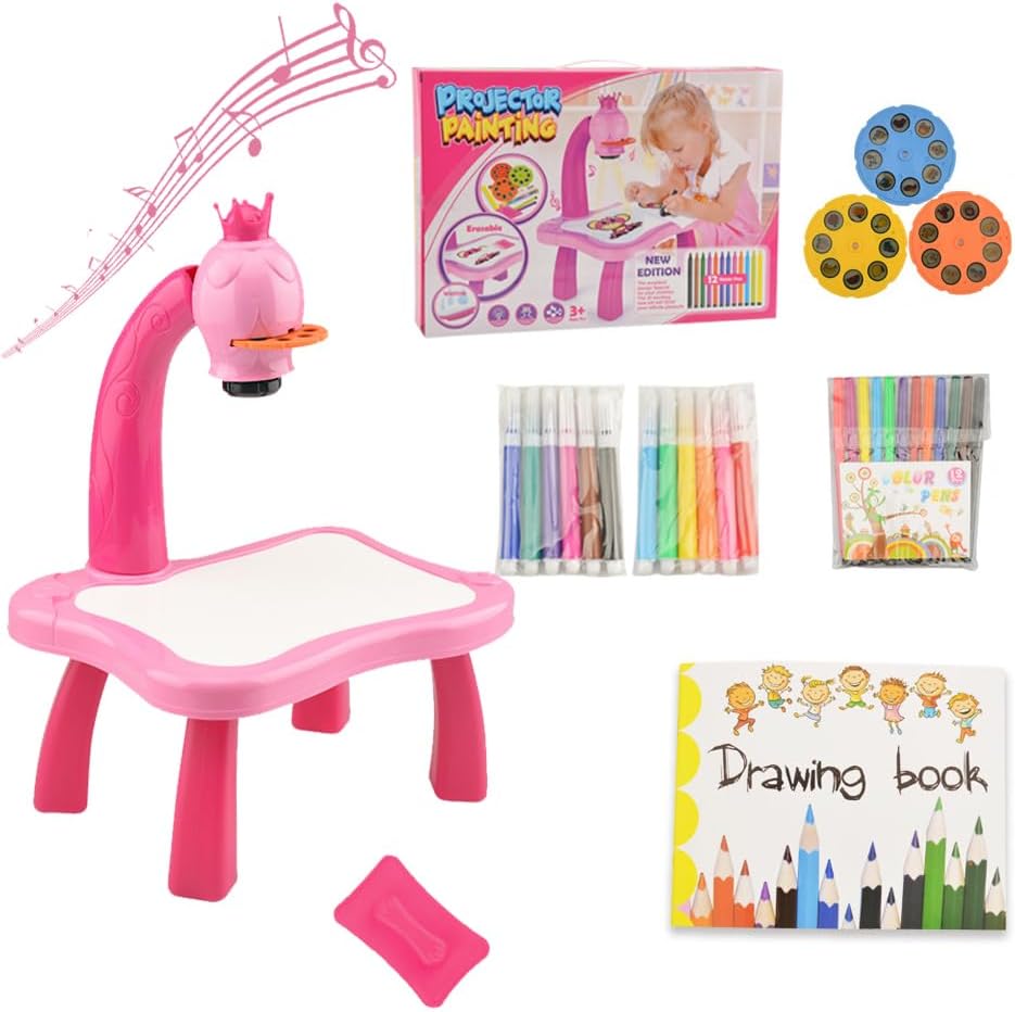Amazon.com: Drawing Projector Table for Kids - Intelligent Projection ...