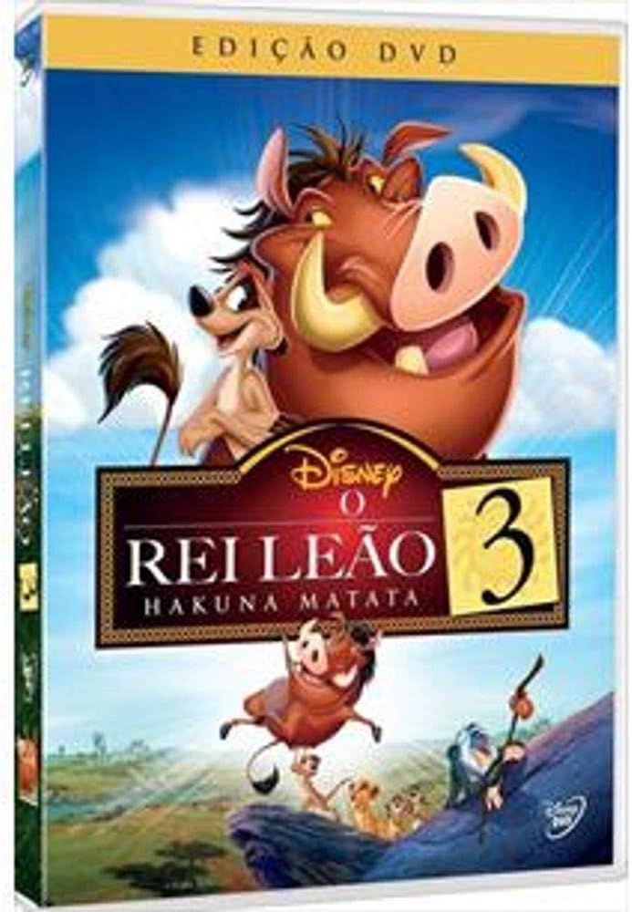 O REI LEAO 3 - HAKUNA MATATA (DVD): Amazon.com.br: CD e Vinil