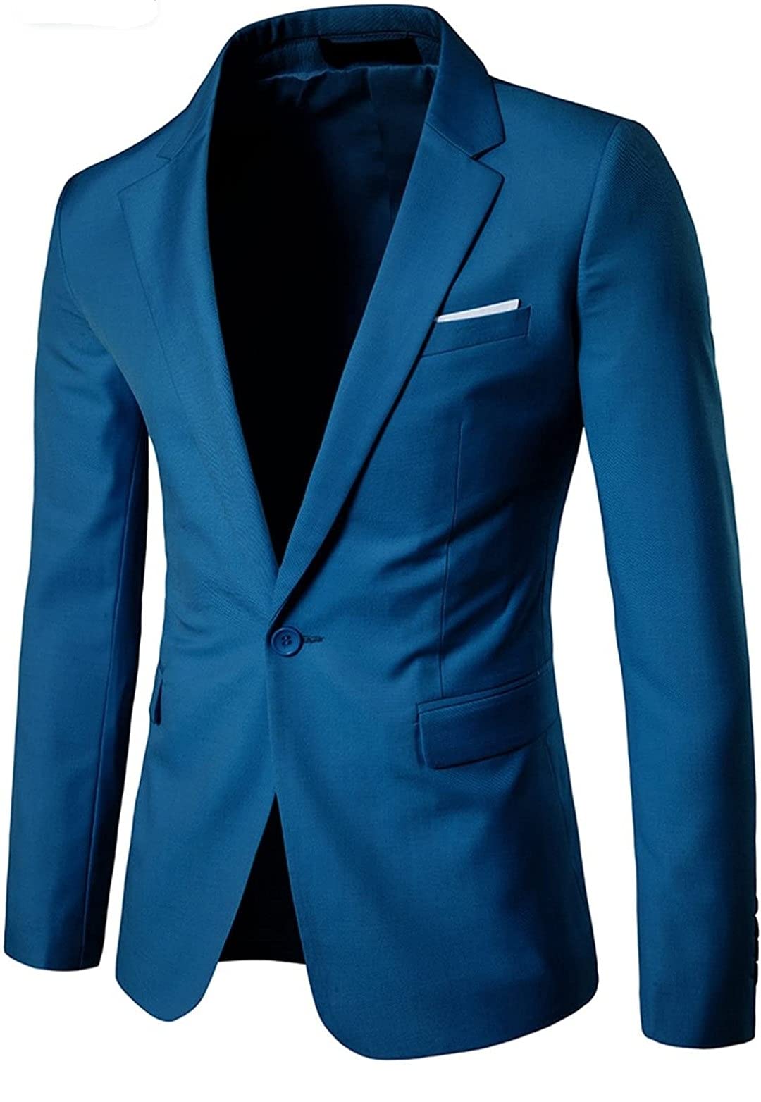 Buy HIGHEK Stylish Formal Office wear Blazer for Mens (34, Dark) at ...