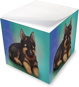 Amazon.com : German Shepherd Dog Note Cube : Office Products