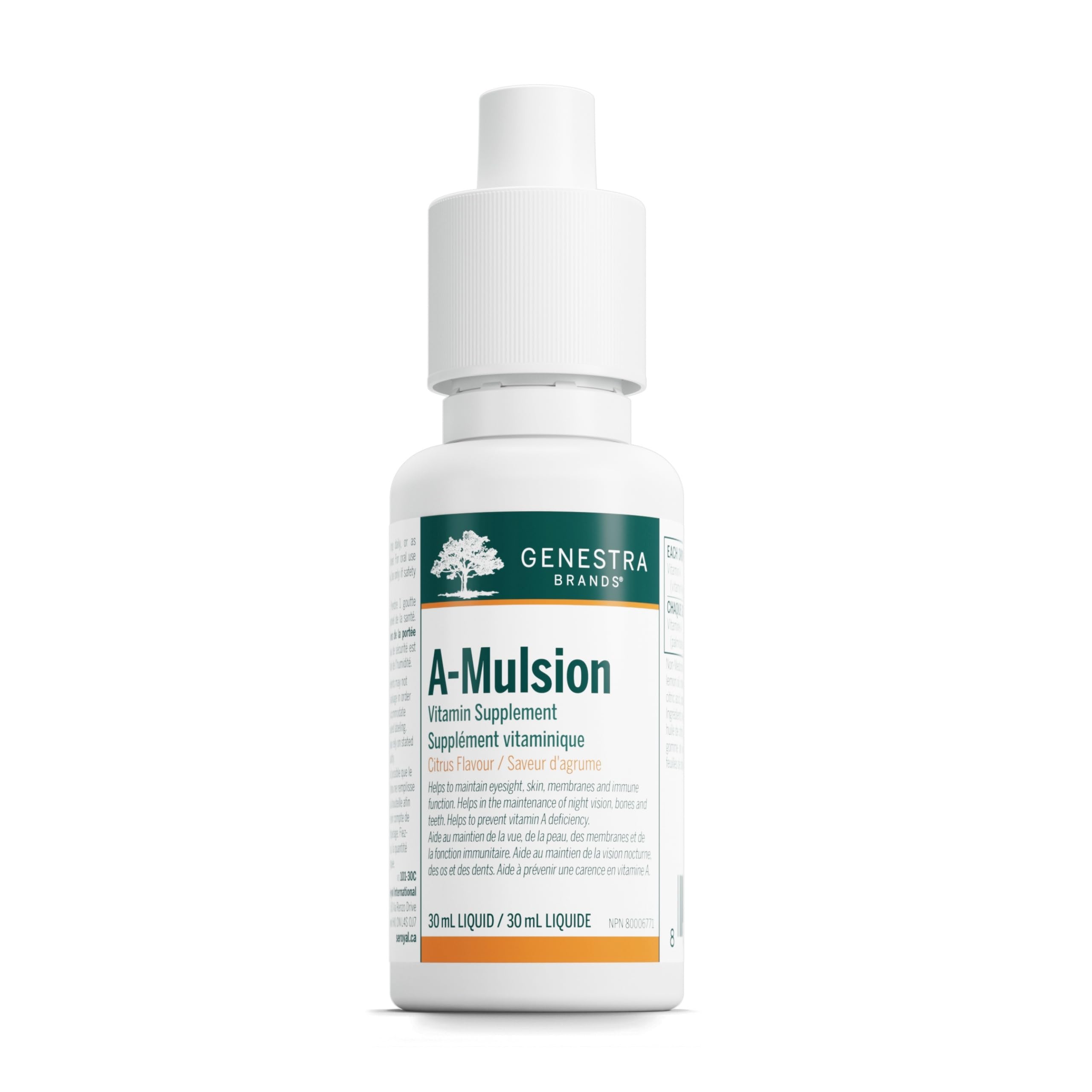 Genestra Brands A-Mulsion | Vitamin A Liquid Supplement* | 30 mL ...