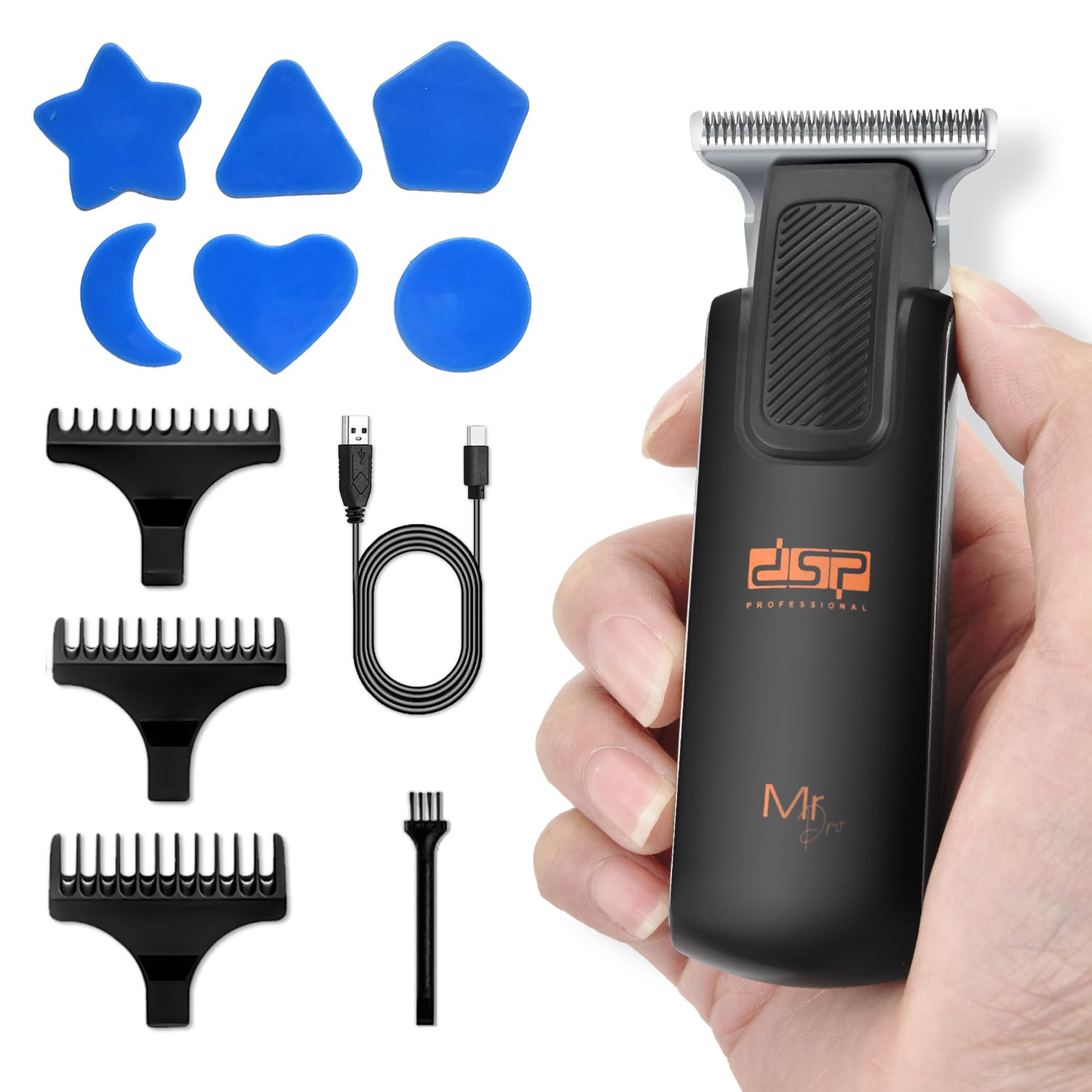 Amazon.com: DSP Peanut Cordless Hair Trimmer for Men, High-Speed ...