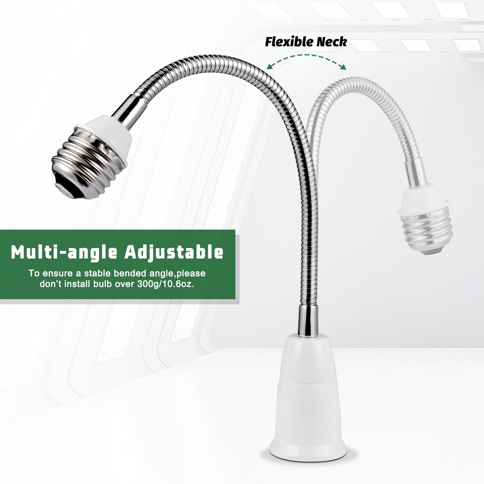 Snapklik.com : Light Socket Extender Adapter, Standard Bulb Screw Base ...