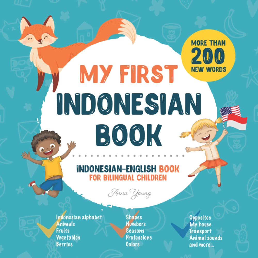 Buy My First Indonesian Book. Indonesian-English Book for Bilingual ...