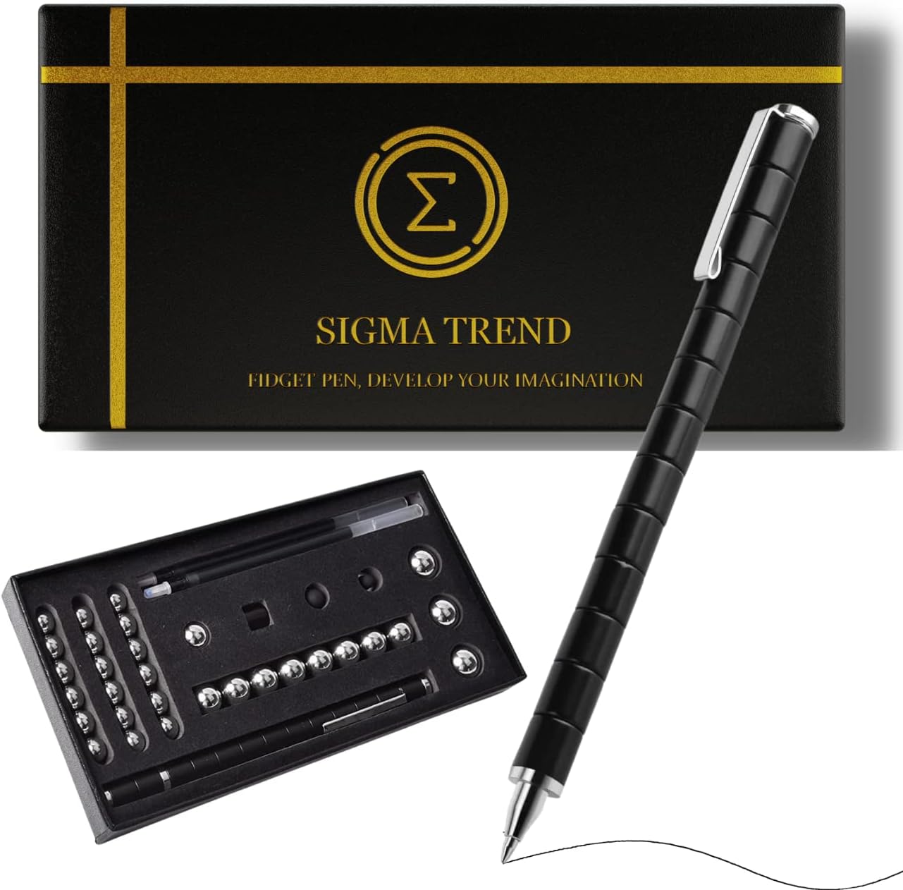 Sigma Trend Fidget Pen, Magnetischer Kugelschreiber, Magnet Stift ...