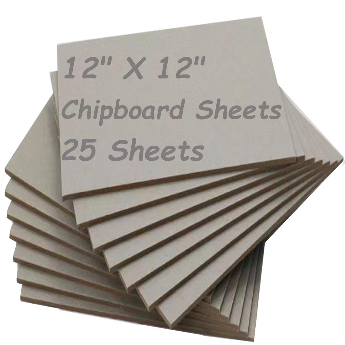 Aisetmoon 25 Sheets Chipboard Sheets 12x12, 50 PT Thick Binders Board ...