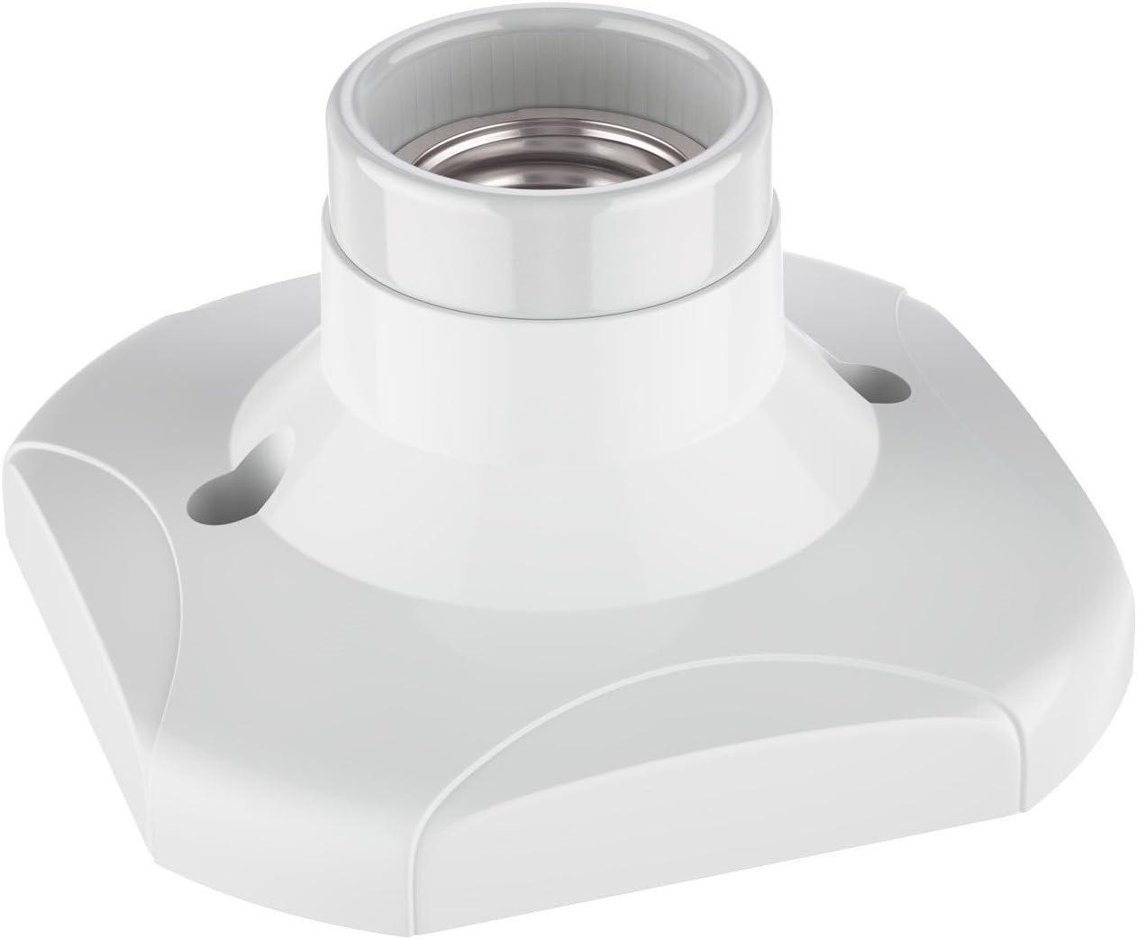 ledscom.de Plafonnier/Douille de lampe ELEKTRA, plastique, porcelaine ...