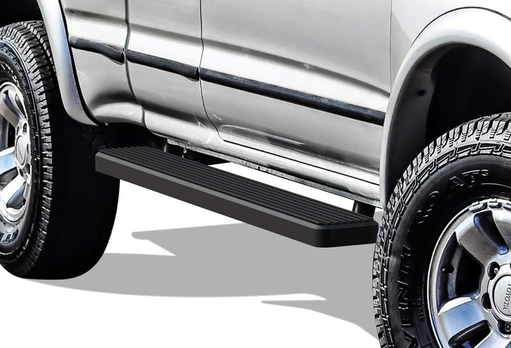 Amazon.com: APS (Black Powder Coated 6 inches Running Boards Nerf Bars ...