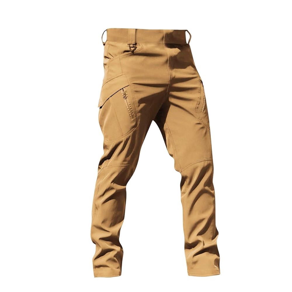 Durable Cargo Trousers Belts Men Work Pants With Knee Pads CARWORNIC ...