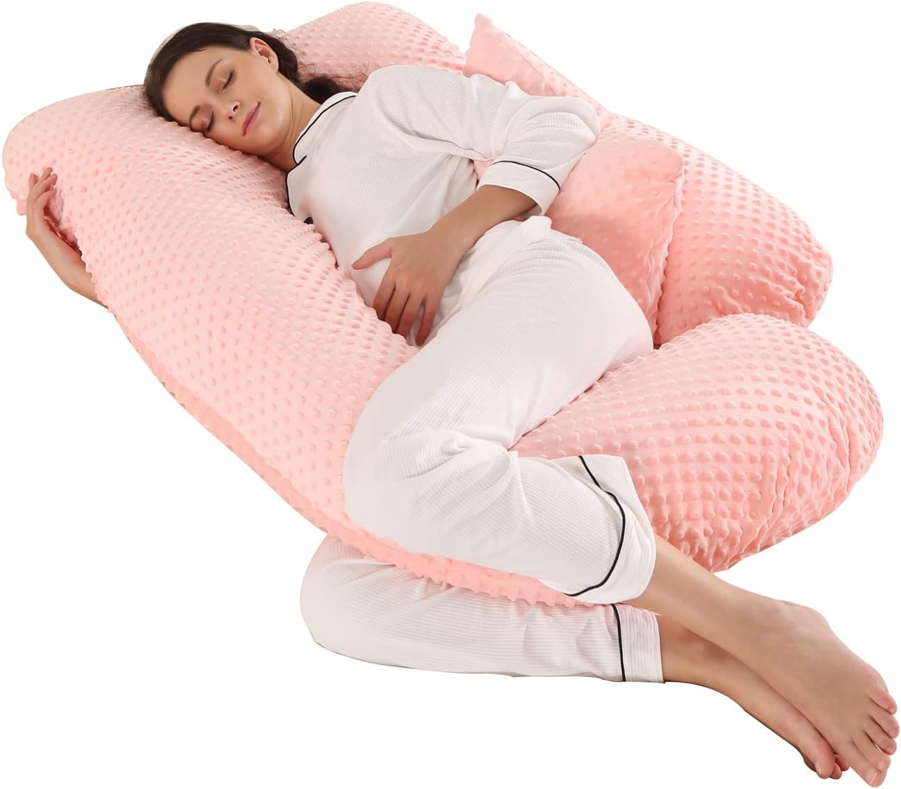 Amazon.com: YOZLNFO Pregnancy Pillow, High Elastic PP Cotton Shredded ...