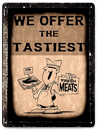 Vintage Butcher Shop Signs