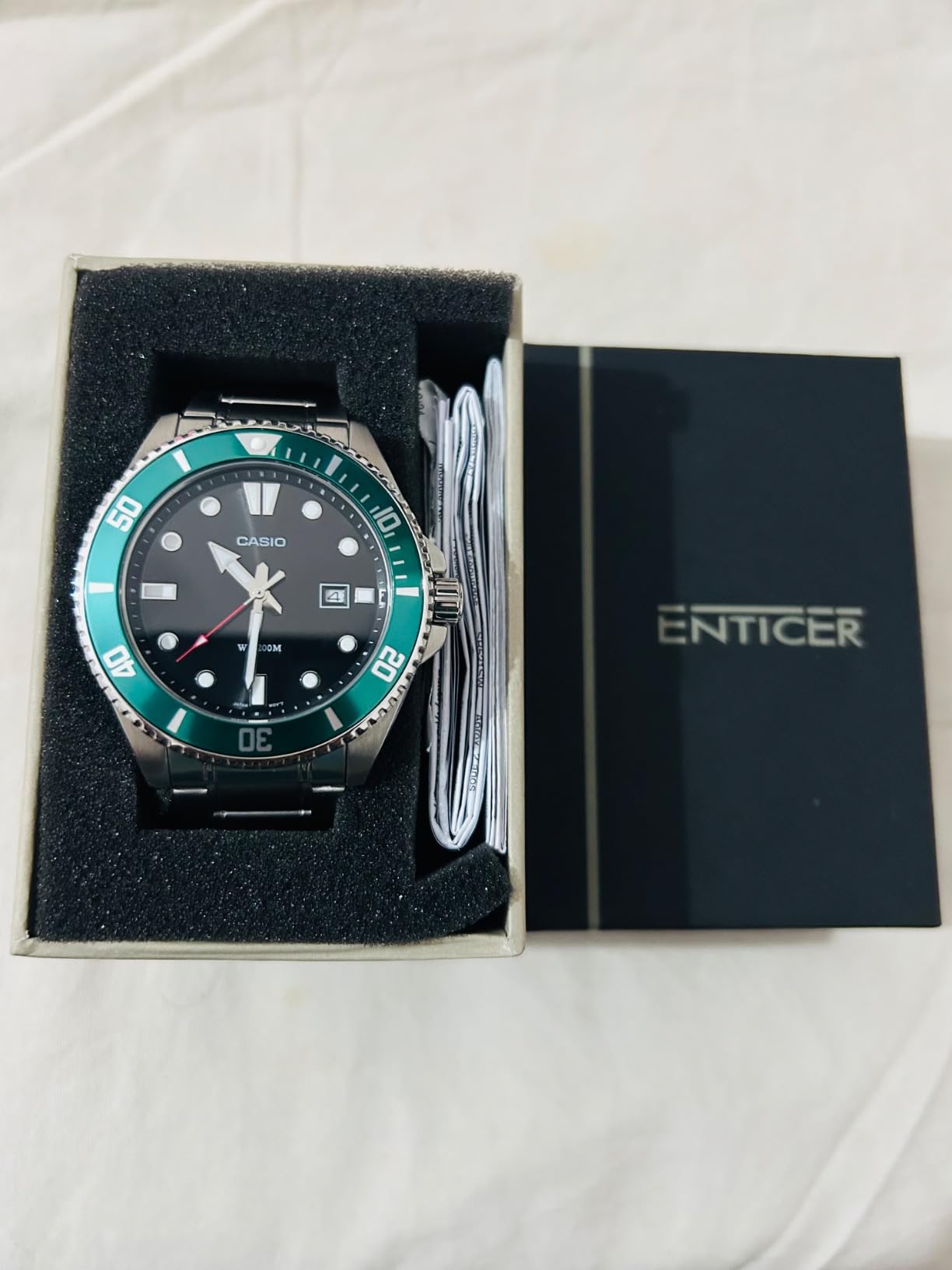 Buy Casio Enticer Men MDV-107D-3AVDF Analog Black Dial Men (A2192) at ...