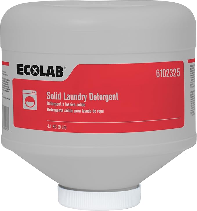 Amazon.com: Ecolab Low Temp Laundry Solid Detergent- 9 LB : Health ...