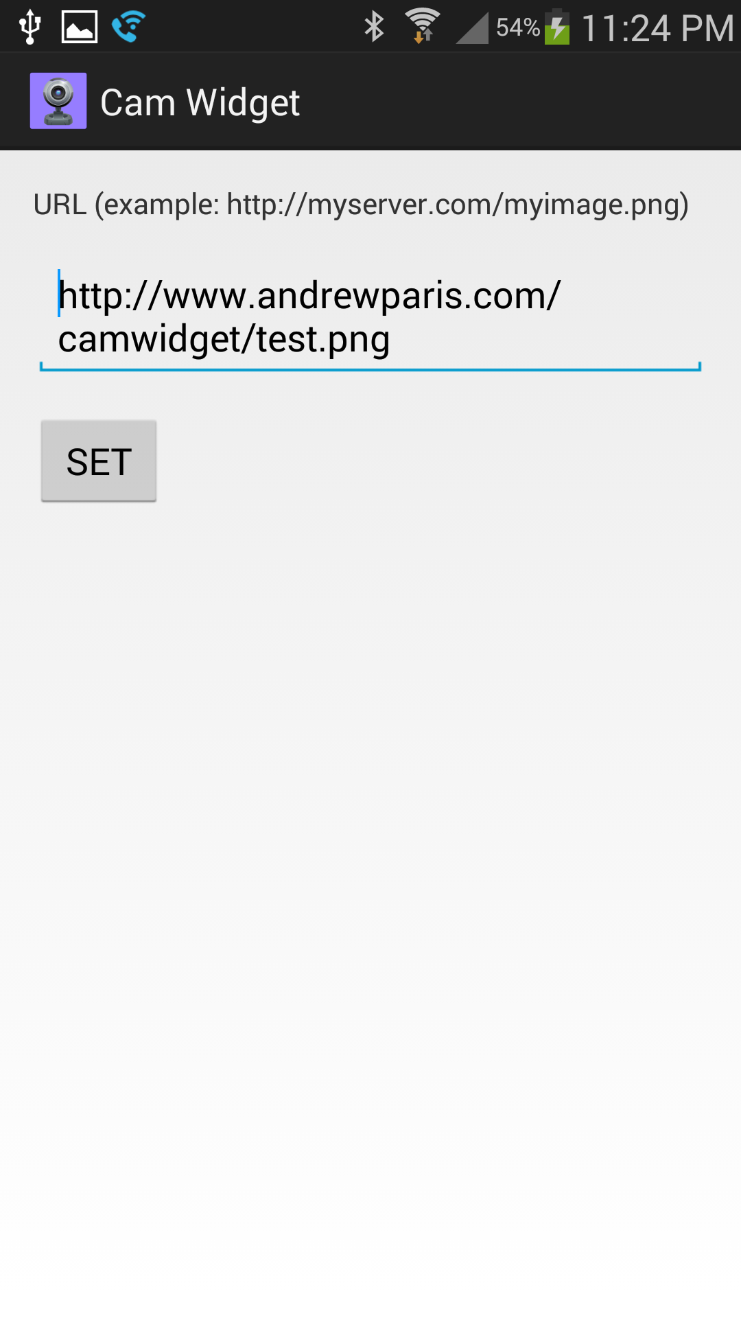 Cam Widget - App on Amazon Appstore