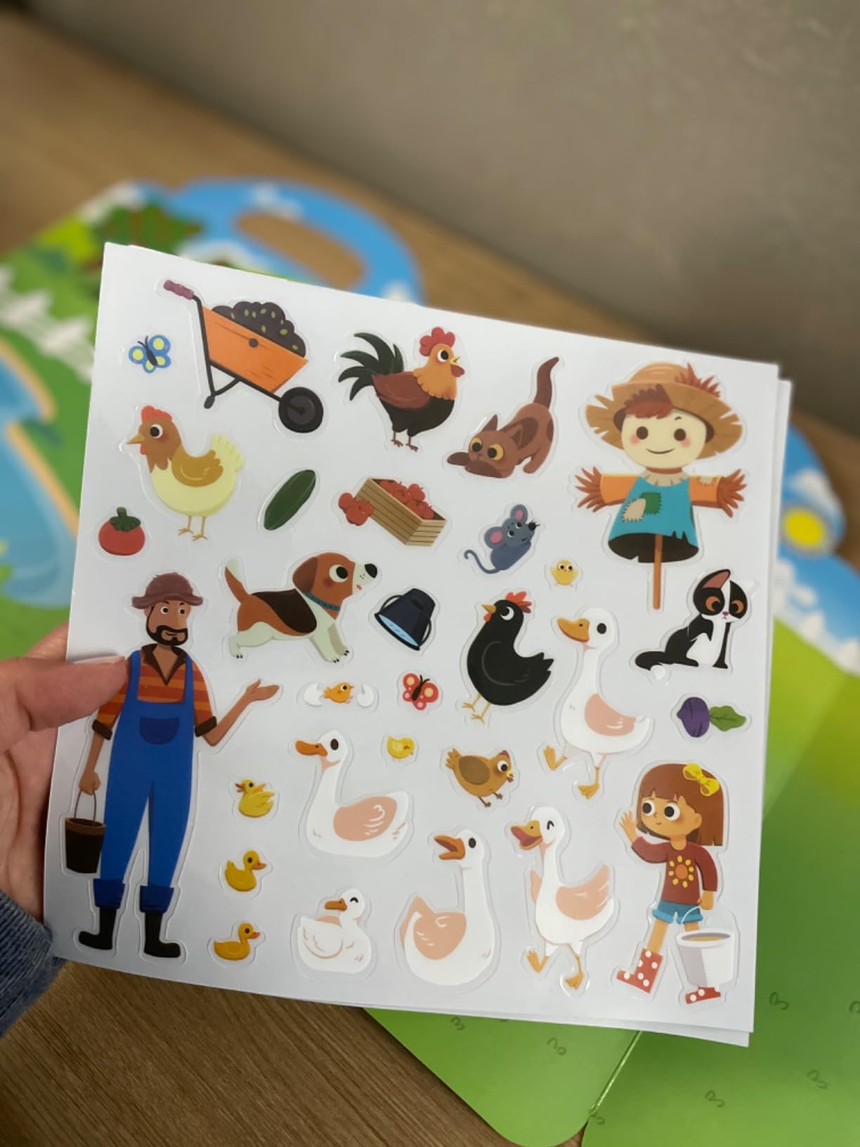 Sticker Book for KIds Learning Reusable Sticker Book 4 Sets Dinosaurs ...