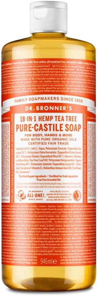 Amazon.com : Dr Bronner Soap Liq Ttree : Bath Soaps : Beauty & Personal ...