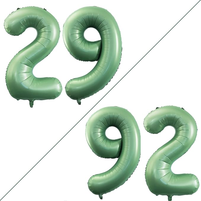 Amazon.com: GOER Number 29 Balloons for 29th Birthday Party Decorations ...