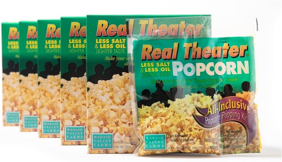 Amazon.com: Wabash Valley Farms Popcorn Popping Kits -Less Salt Less ...