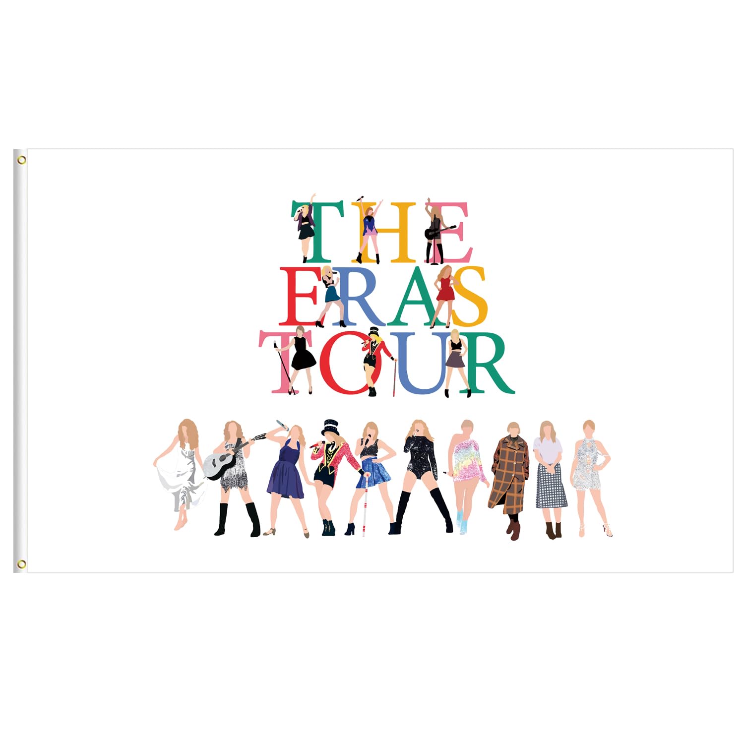 Snapklik.com : Colorful Music Singer Flag 3x5 Ft - Eras Tour Flags ...