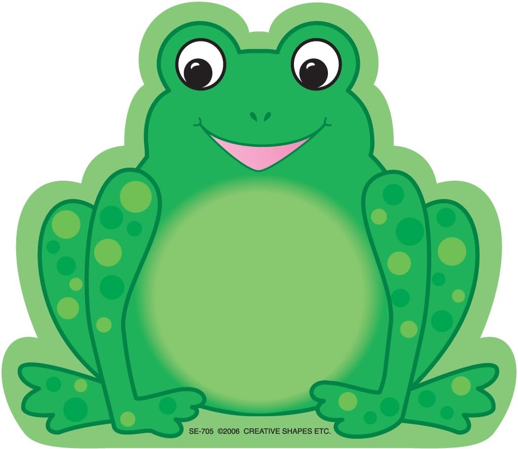 Amazon.com : SHAPES ETC. Frog Mini Notepad : Memo Paper Pads : Office ...