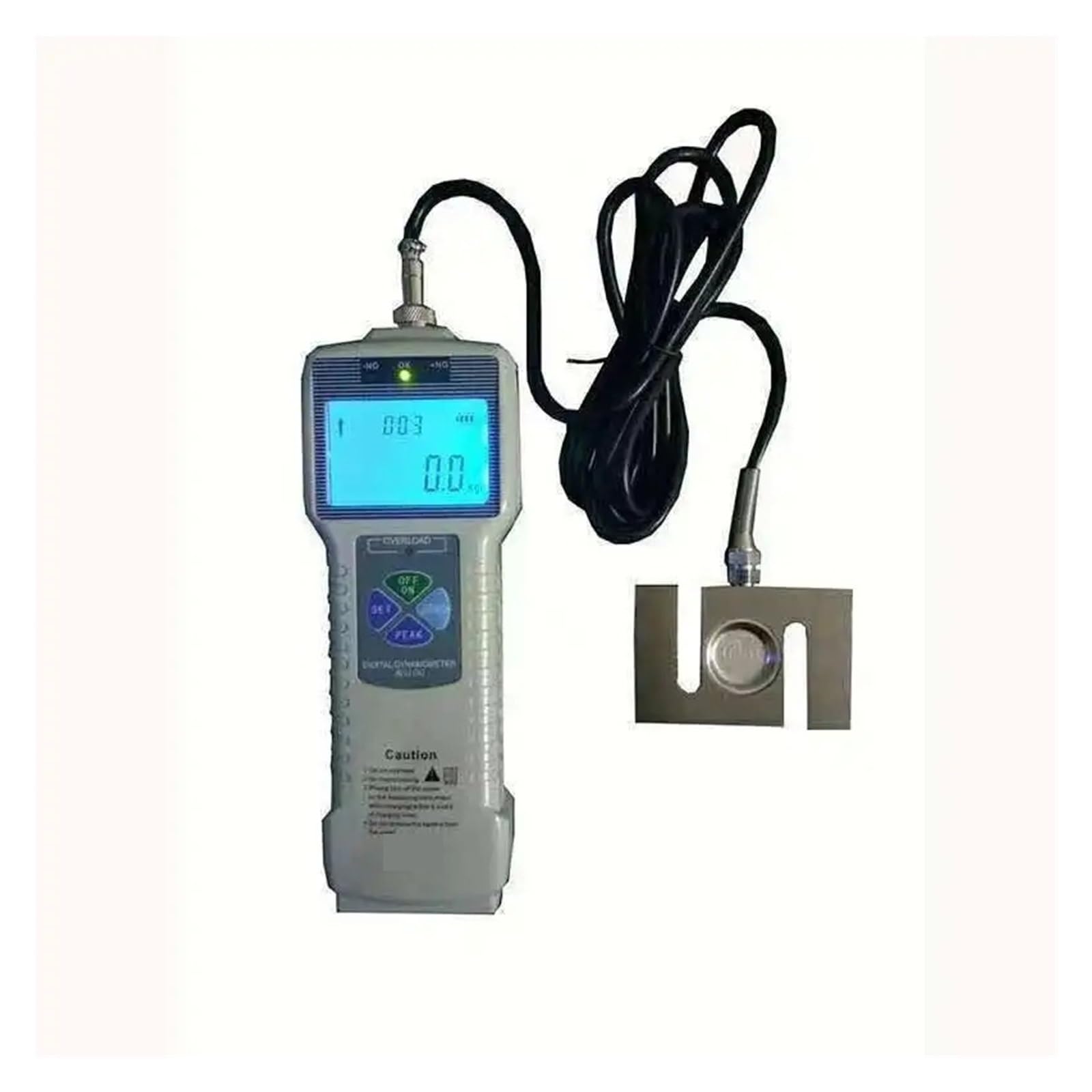 Snapklik.com : DS2 Series 100N-5KN Precision Digital Split Pressure Tension Gauge External Push ...