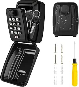 IXYHKB Key Safe Wall Mounted, Waterproof Outdoor Key Safe, Extra Large ...