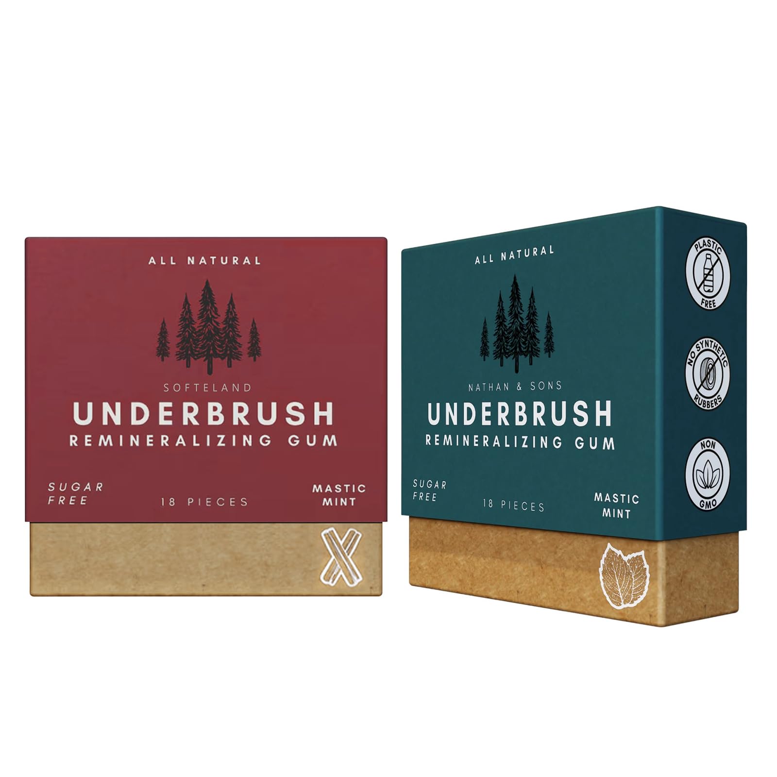 Ezrch Underbrush Remineralizing Gum Underbrush Remineralizing Chewing ...